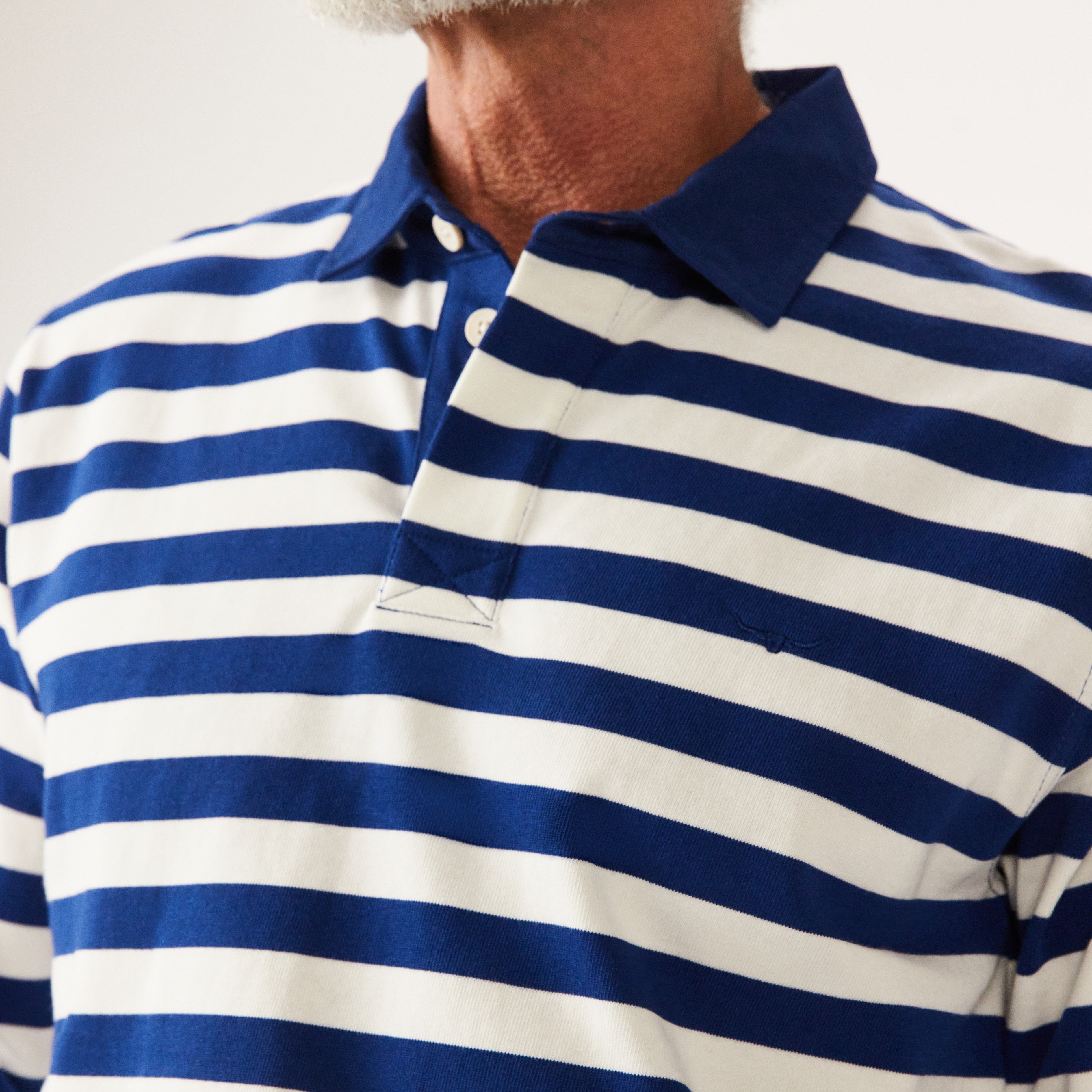 R.M.Williams - Tweedale Rugby - Navy & White – Blowes Clothing