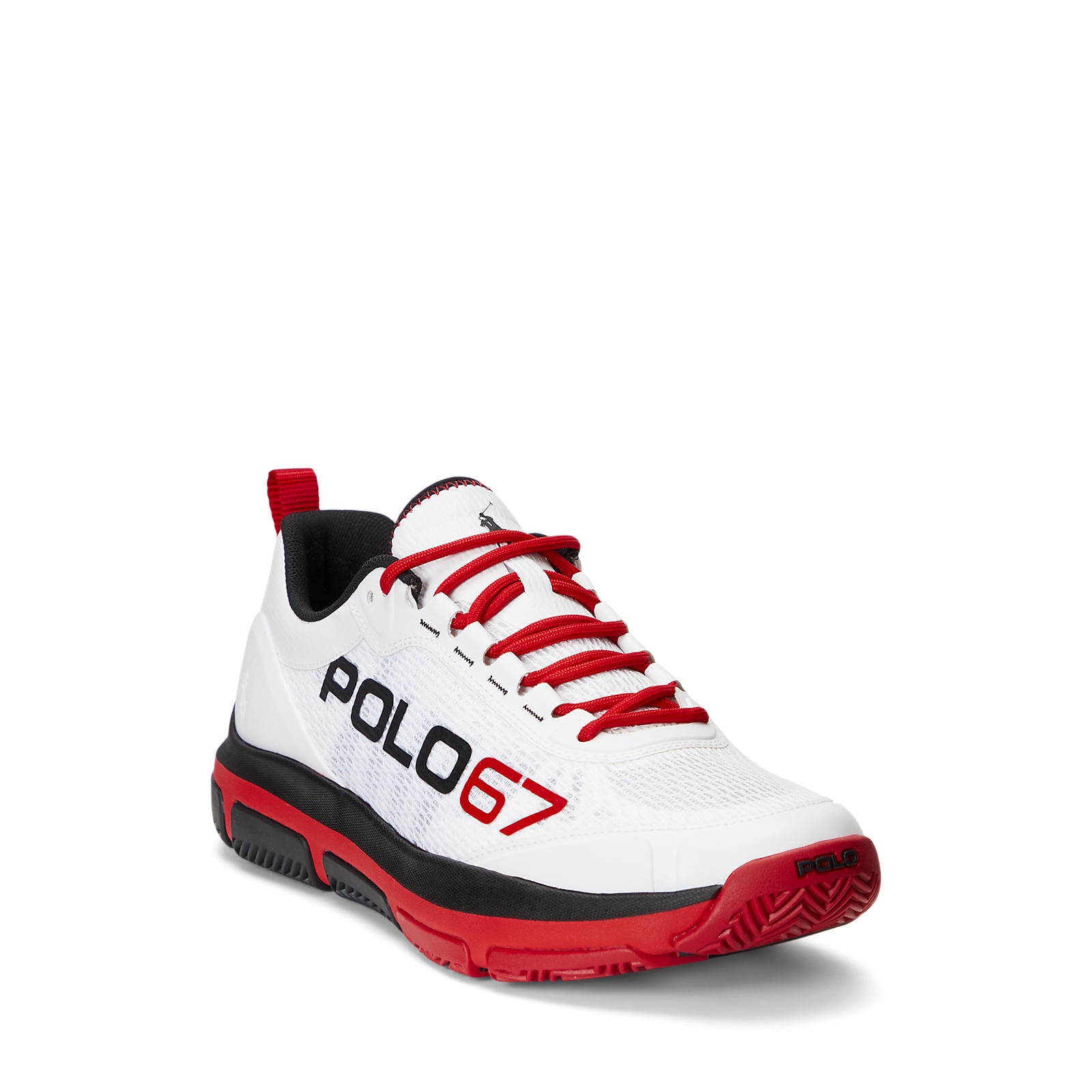 Polo Ralph Lauren - Tech Racer II - Sneaker - White/BlackRed – Blowes ...
